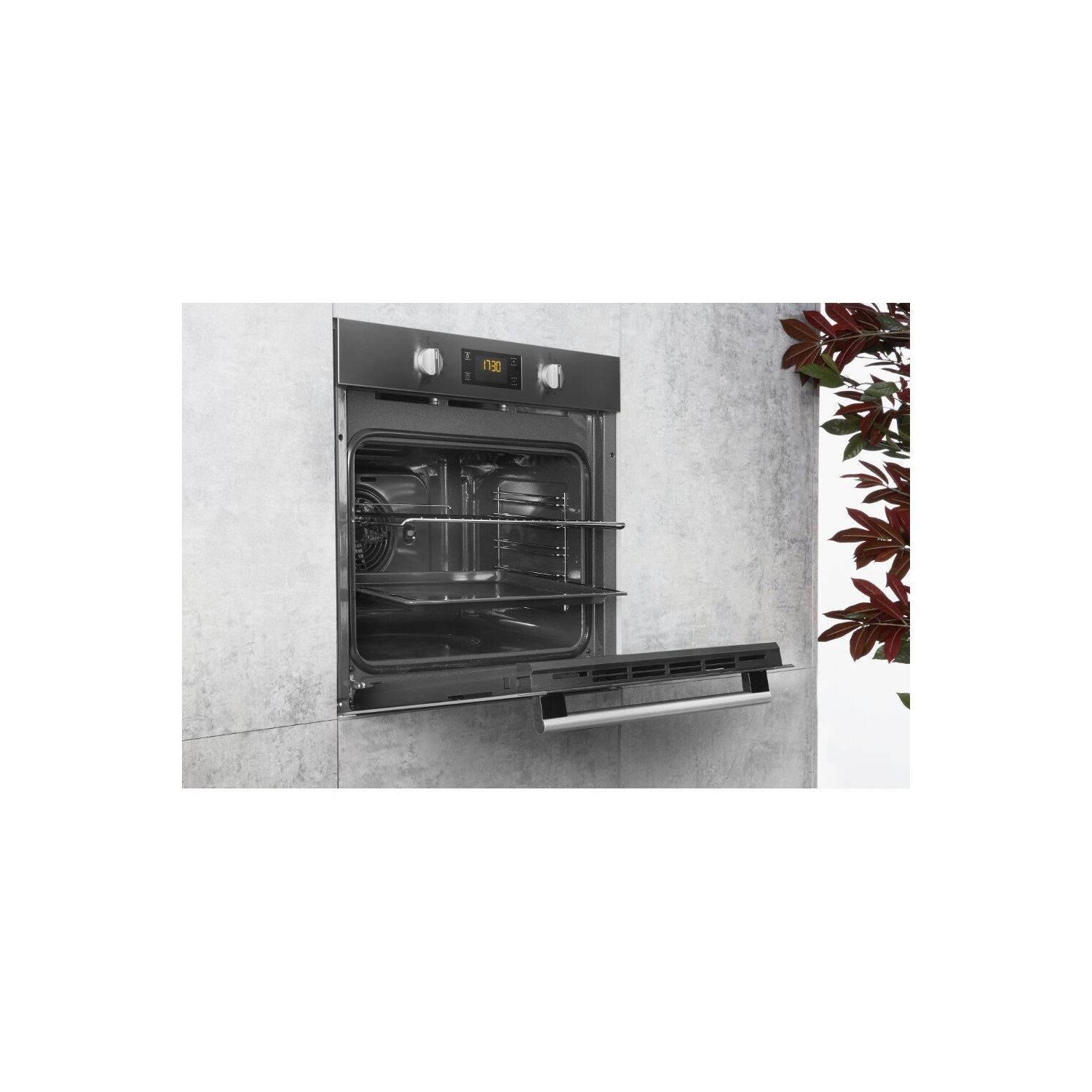 Hotpoint SA4844PIX Multifunction Built-in Single Oven With Pyrolytic ...