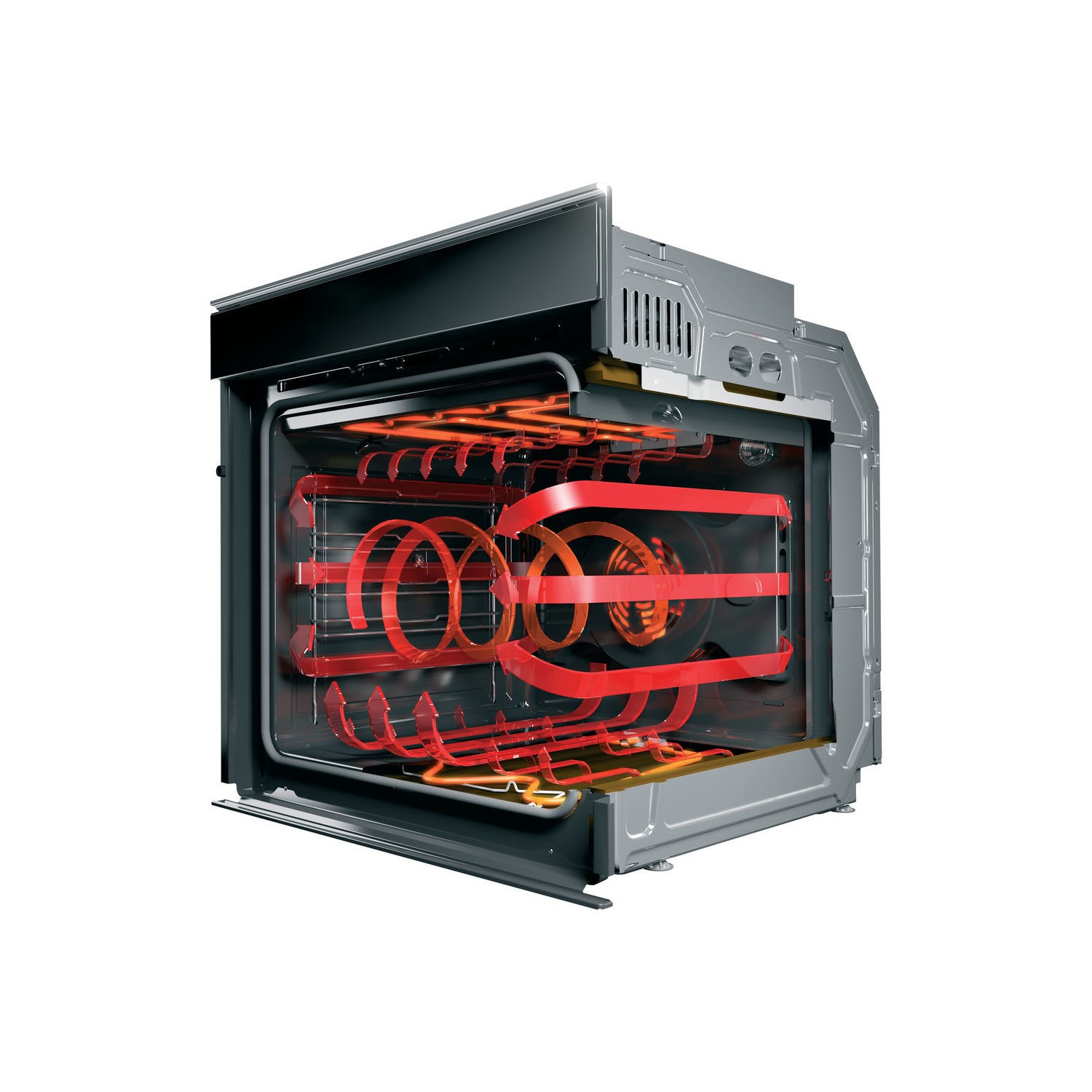 Hotpoint SA4844PIX Multifunction Built-in Single Oven With Pyrolytic ...