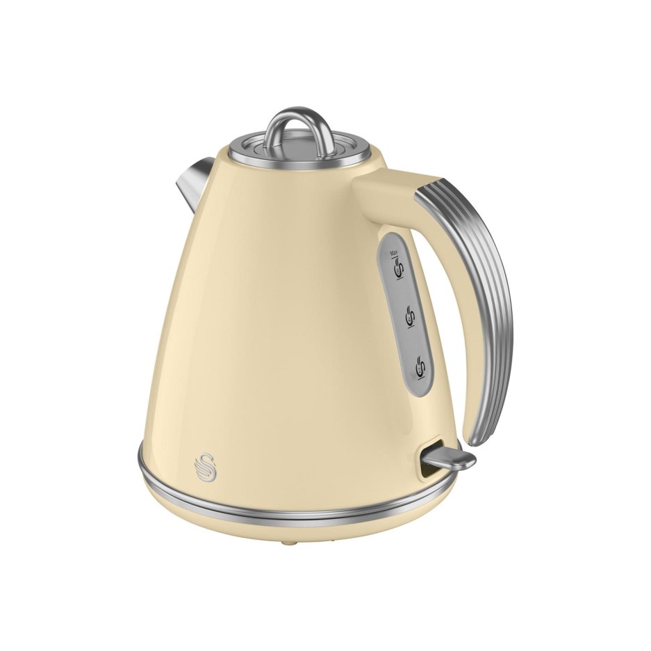 Swan SK19020CN 1.5L Retro Kettle - Cream - BuyItDirect.ie