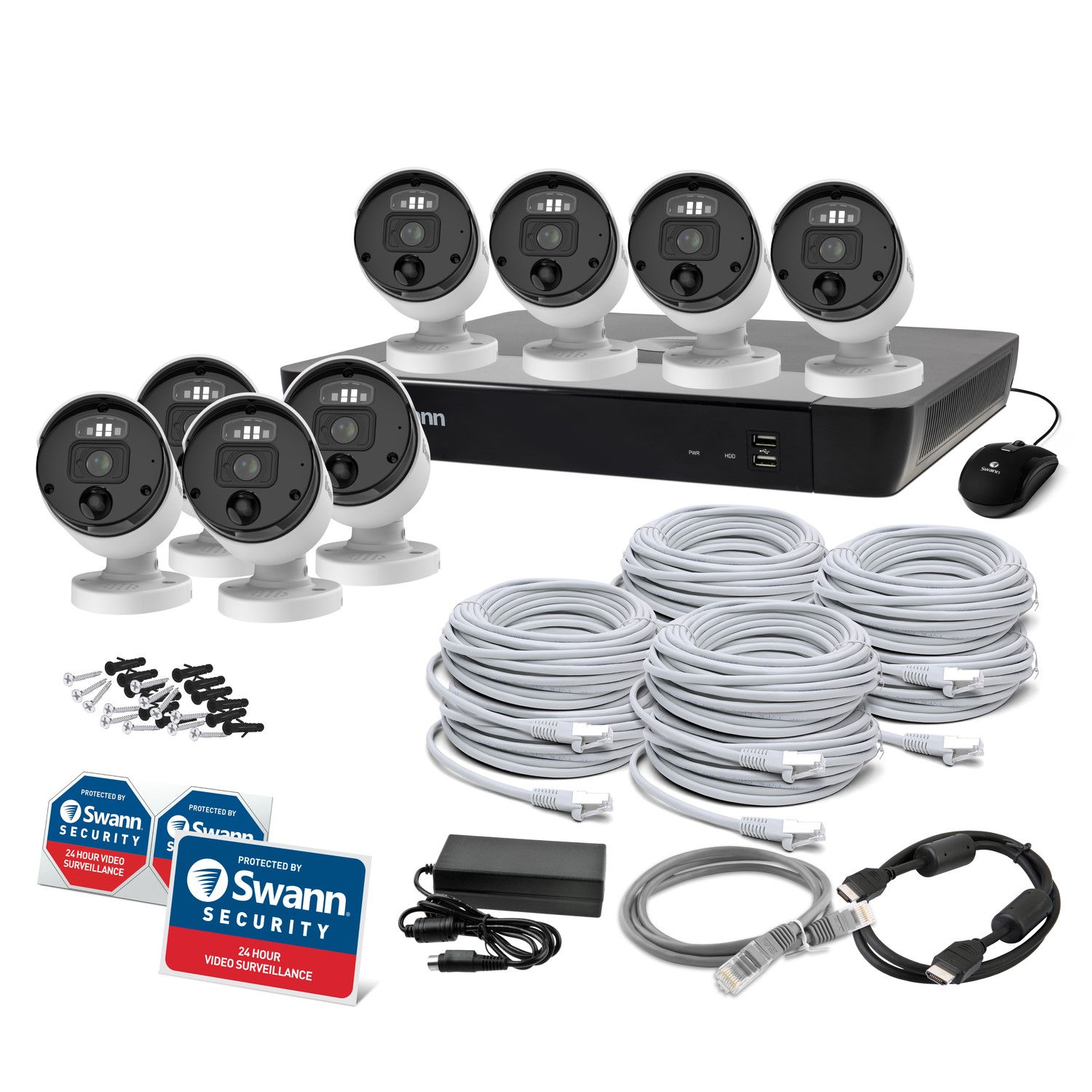 Swann 8 Camera 12MP Mega HD NVR CCTV System with 4TB HDD - Page 1 ...