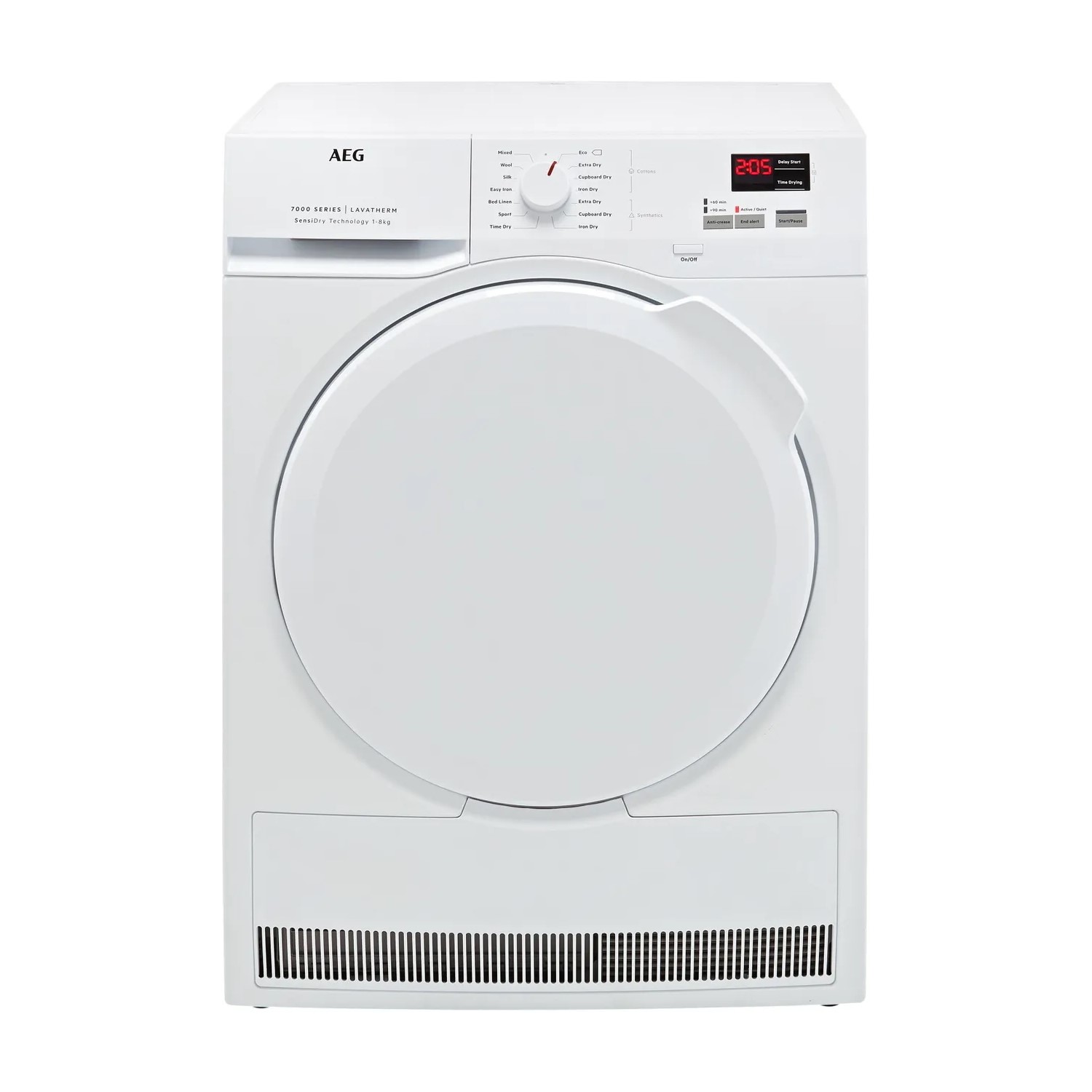 AEG 8kg Freestanding Heat Pump Tumble Dryer - White - Page 1 ...