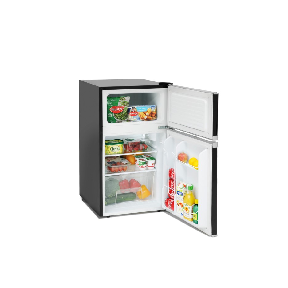 Refurbished Montpellier 70/30 Under Counter Mini Retro Fridge Freezer ...