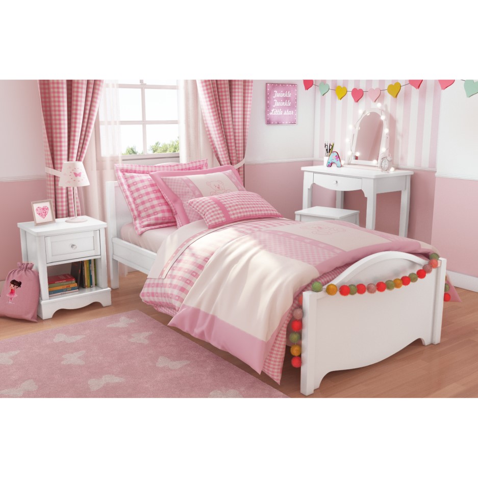 Victoria Girls White Single Bed - BuyItDirect.ie