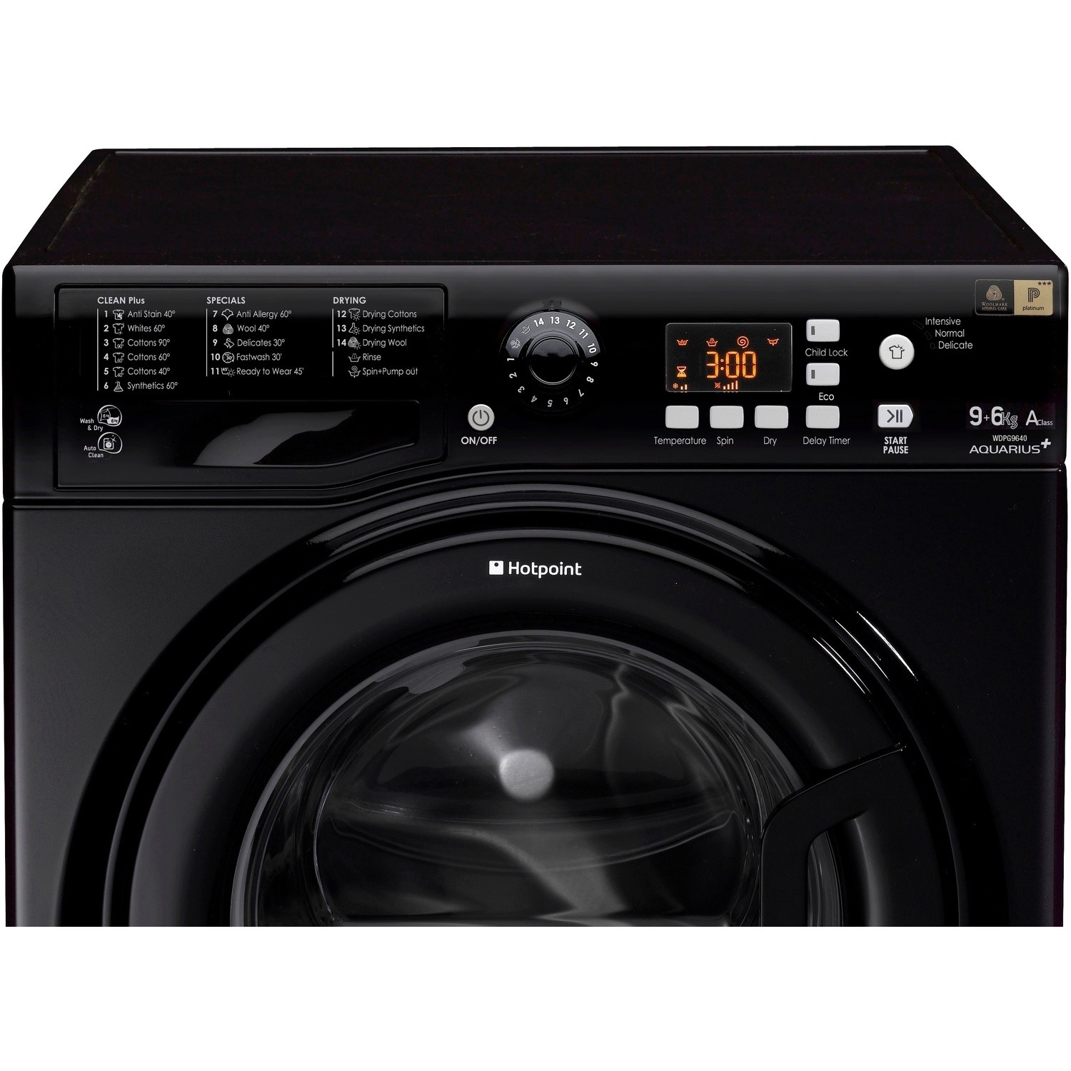 Black hotpoint washer dryer store
