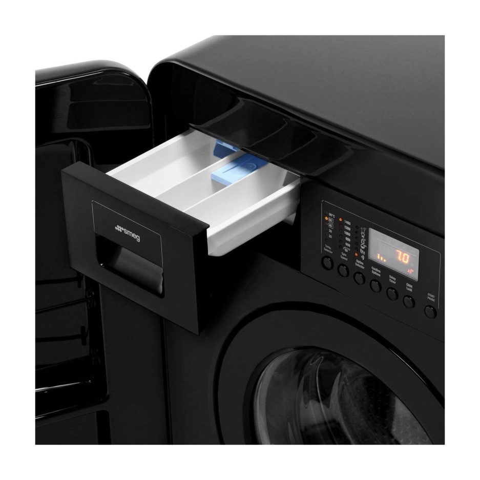 Smeg WMFABBL-2 7kg 1400rpm Freestanding Washing Machine - Black ...